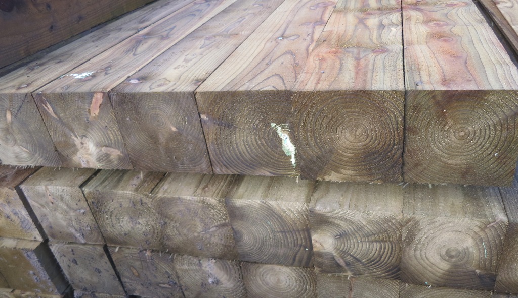 175mm x 175mm Sawn & Treated Softwood - Hartwells Fencing