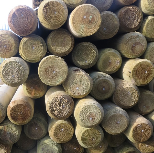 75mm Machined Treated Softwood Stakes - Hartwells Fencing
