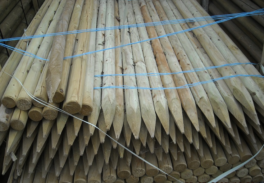 60mm Machined Treated Softwood Stakes - Hartwells Fencing