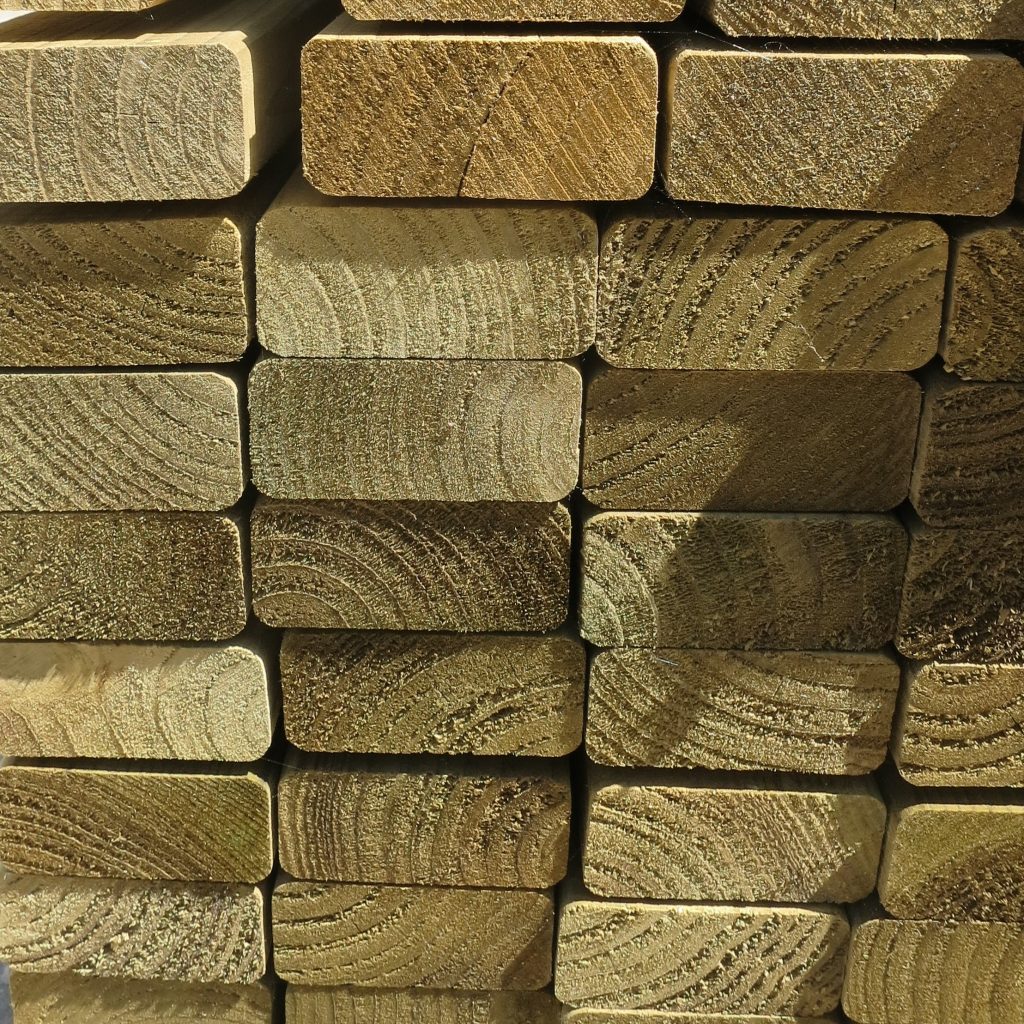 38mm x 75mm Planed & Eased Treated Softwood - Hartwells Fencing