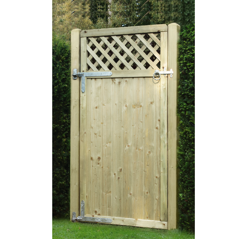 Tongue & Groove Lattice Top Gate - Hartwells Fencing